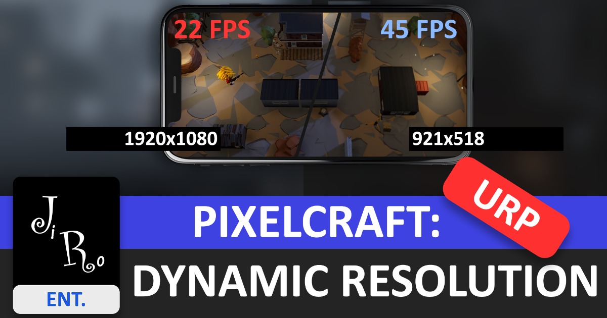 Dynamic Resolution for URP | 기능 통합 | Unity Asset Store