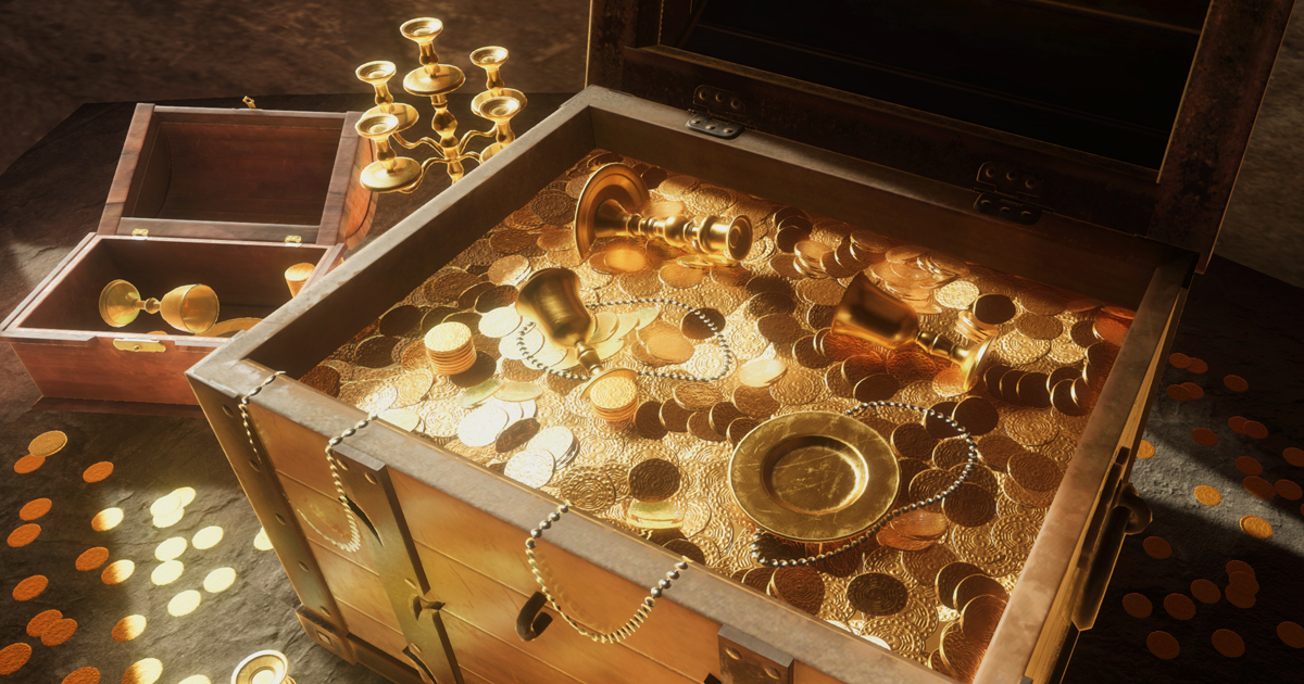 Pirates Treasures | 3D Props | Unity Asset Store