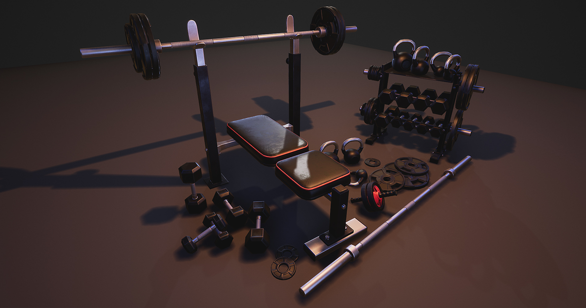Mini Pack : Home Gym | 3D Interior | Unity Asset Store