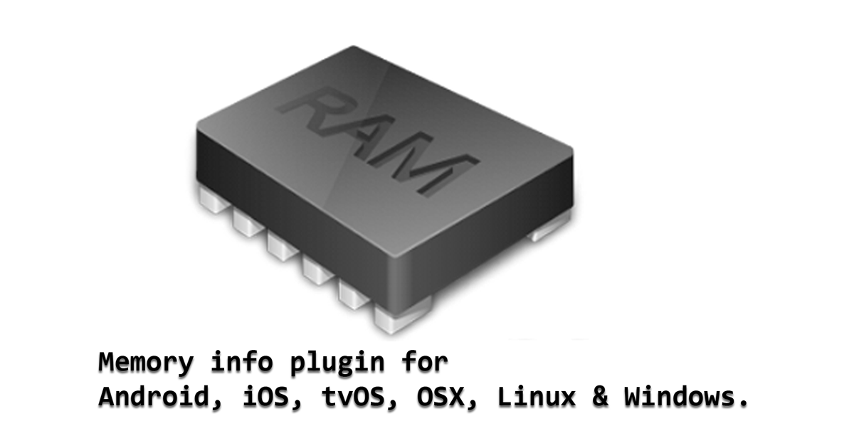 Memory Info For Android Ios Tvos Macos Windows And Linux Input Management Unity Asset Store