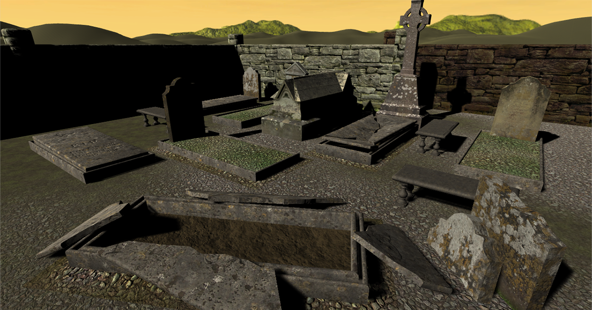 Graveyard Model Pack | 3D Exterior | Unity Asset Store