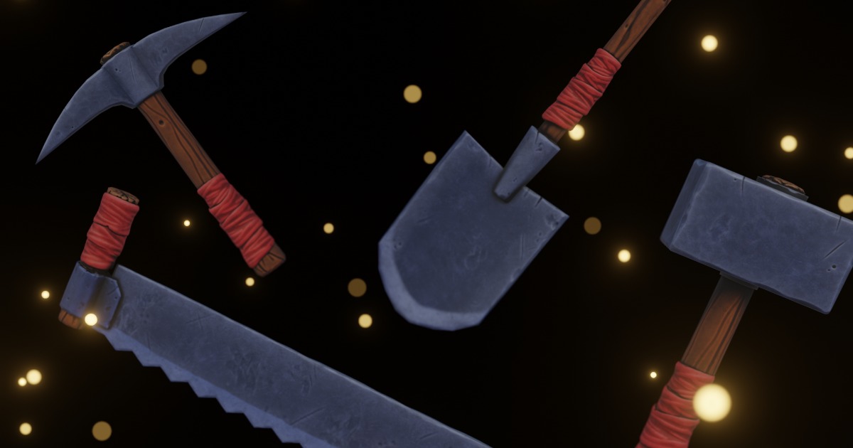 Stylized Tools - Mini Pack | 3D Tools | Unity Asset Store