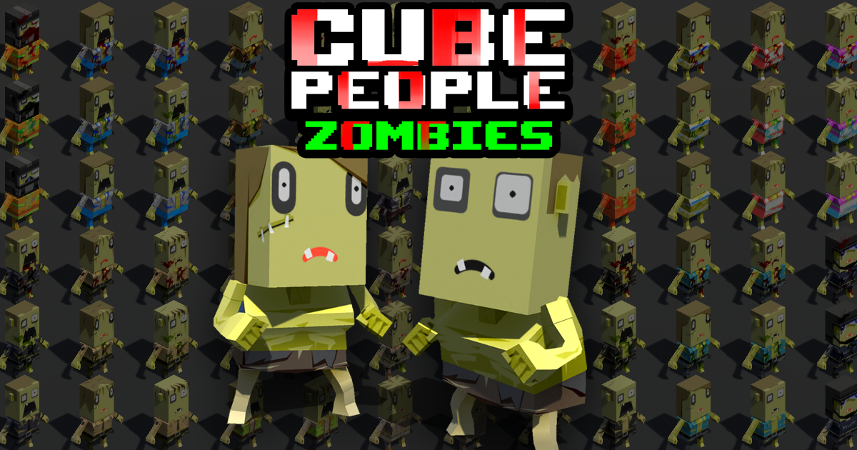 Cube People - Zombies | Characters | Unity Asset Store
