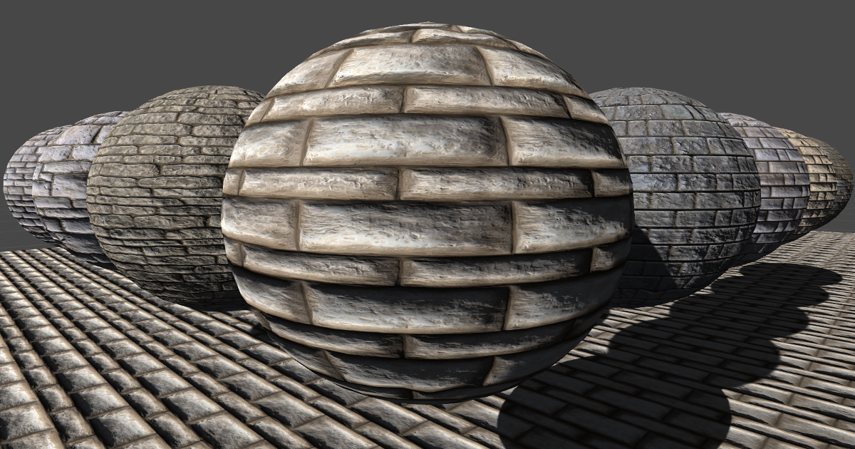 Stylized Brick (Package №2) | 2D Brick | Unity Asset Store