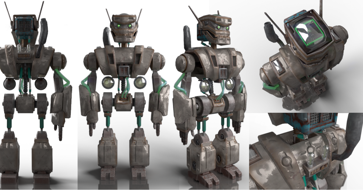 Old Robot | 3D Robots | Unity Asset Store