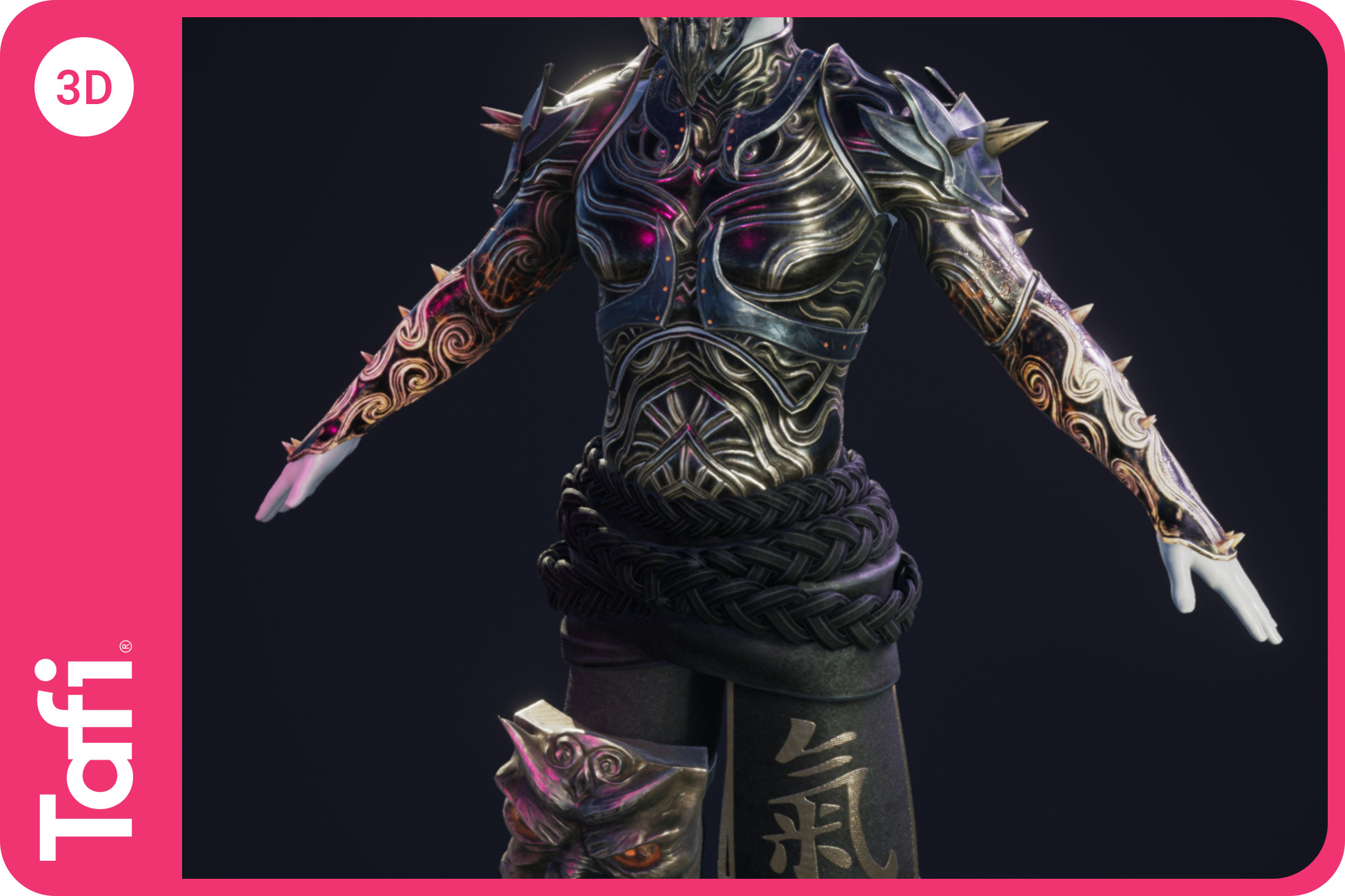 Iron-Fire Outfit from Tafi | 3D Clothing | Unity Asset Store