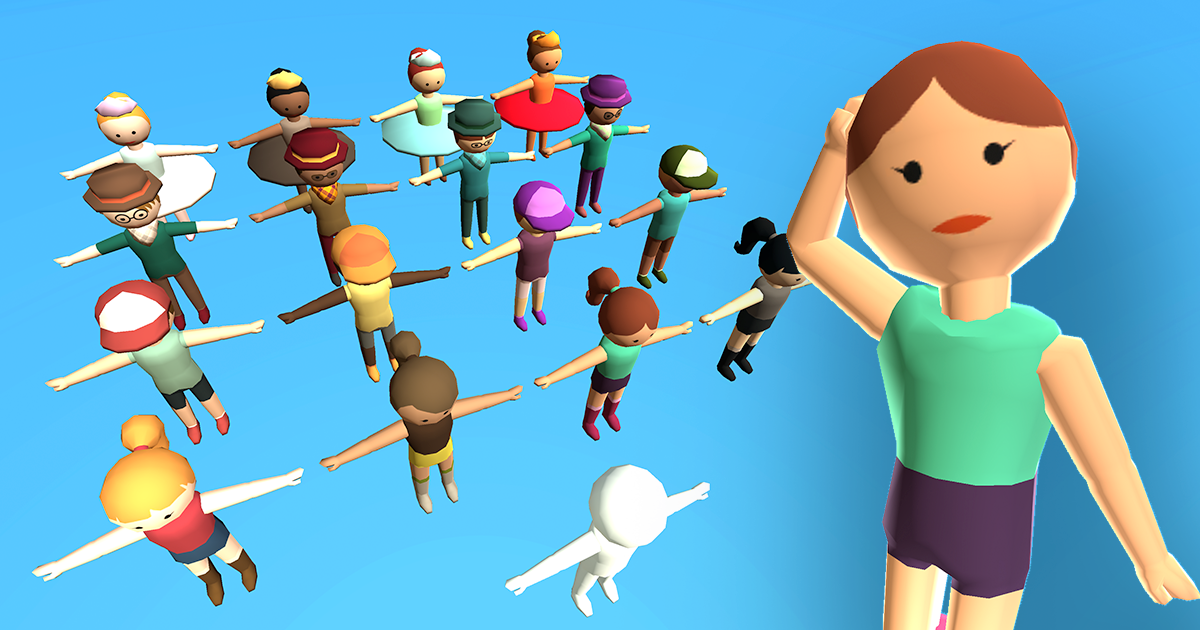 17 Simple Characters | 3D Characters | Unity Asset Store