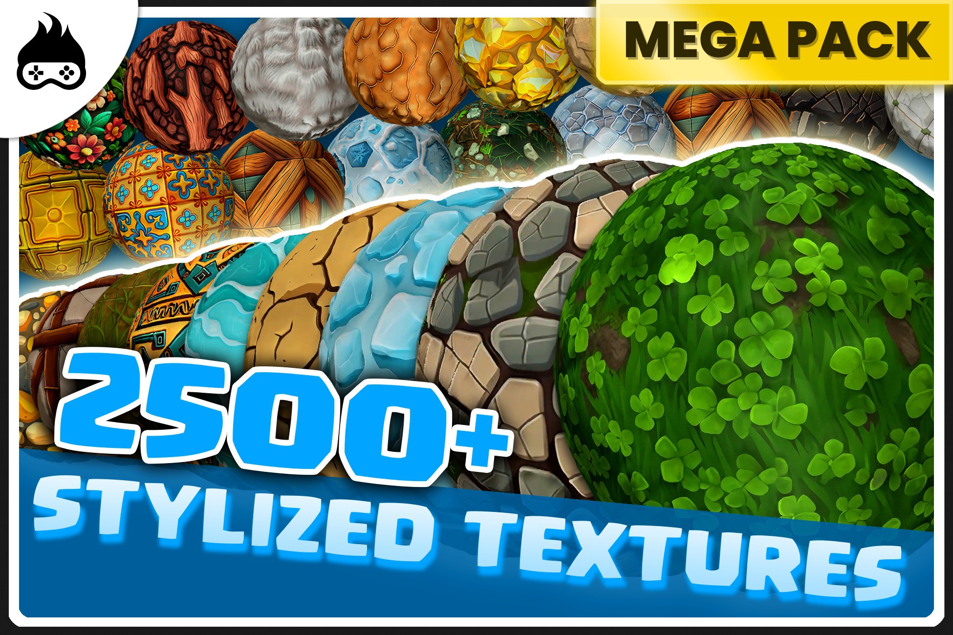 2500+ Stylized Textures Megapack - Nature, Walls, Floors, Fantasy ...