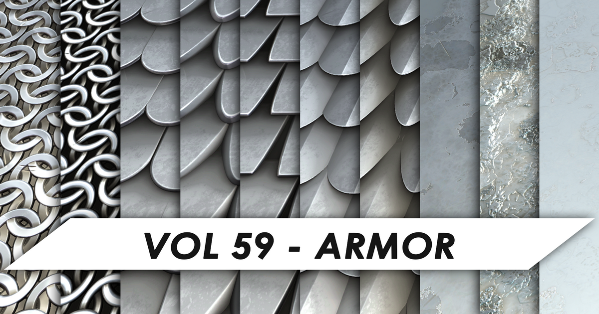 Stylized Textures - Vol 59 - Armor | 2D Textures & Materials | Unity ...