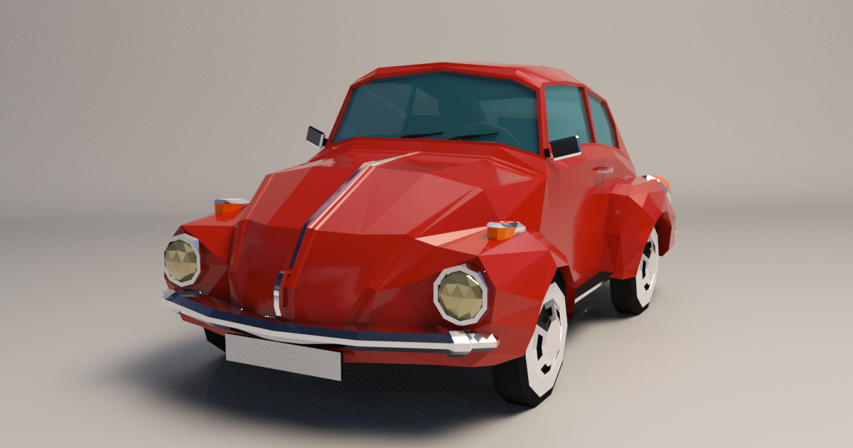 Low Poly City Car 01 | 3D Land | Unity Asset Store
