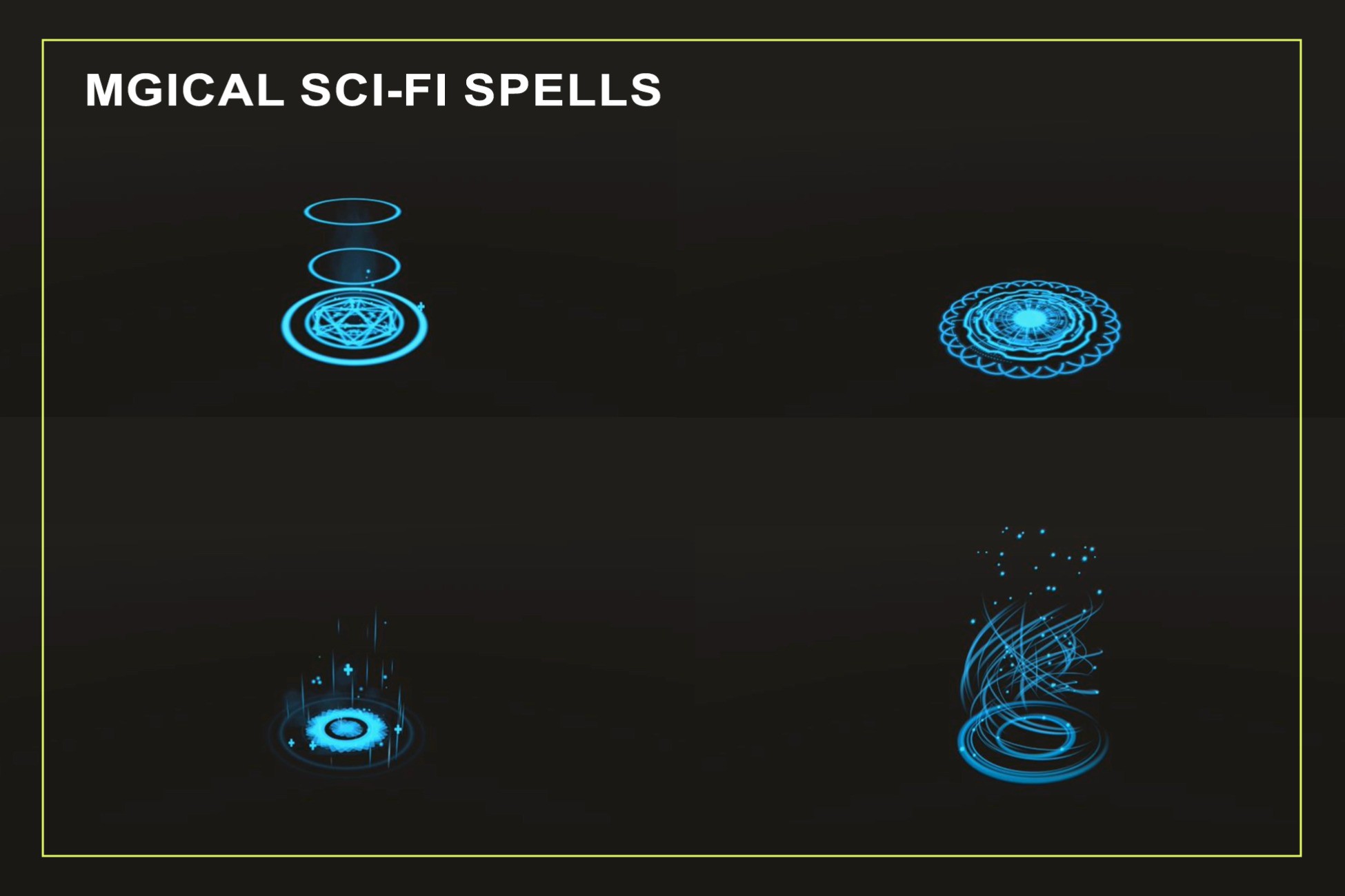 MAGICAL SCI-FI SPELL PACK | ビジュアルエフェクト パーティクル | Unity Asset Store