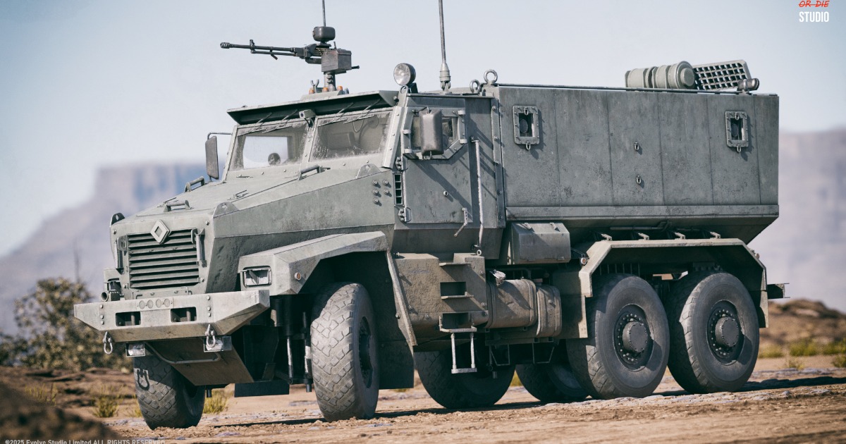 Rigged Military Car Ural63095 | 3D Land | Unity Asset Store