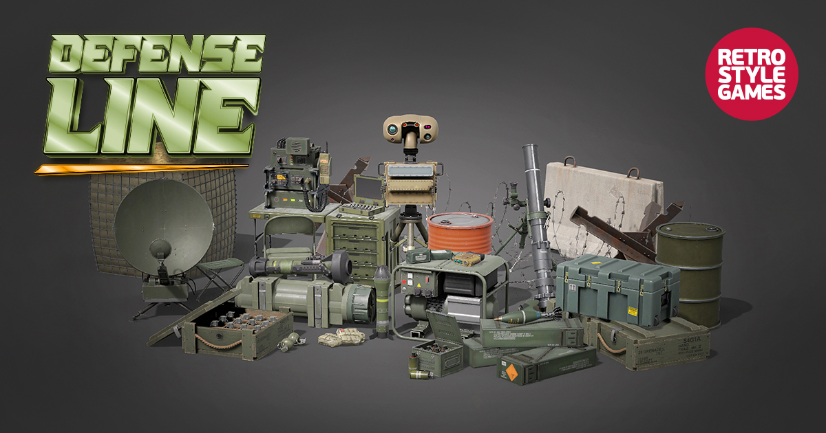 Defense Line - Ultimate Pack | 3D Weapons | Unity Asset Store