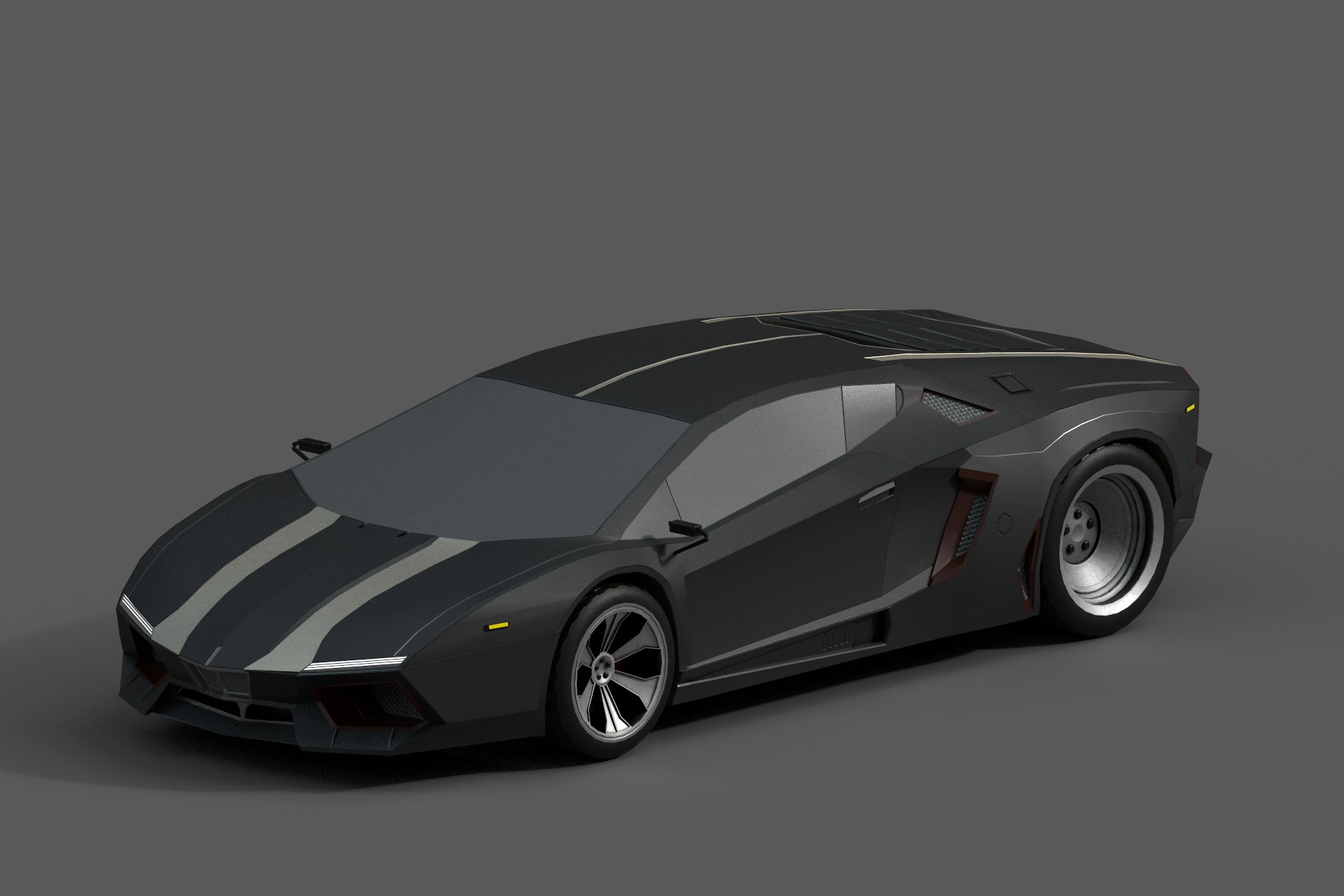 Cyberpunk Car "Nova" | 3D Land | Unity Asset Store