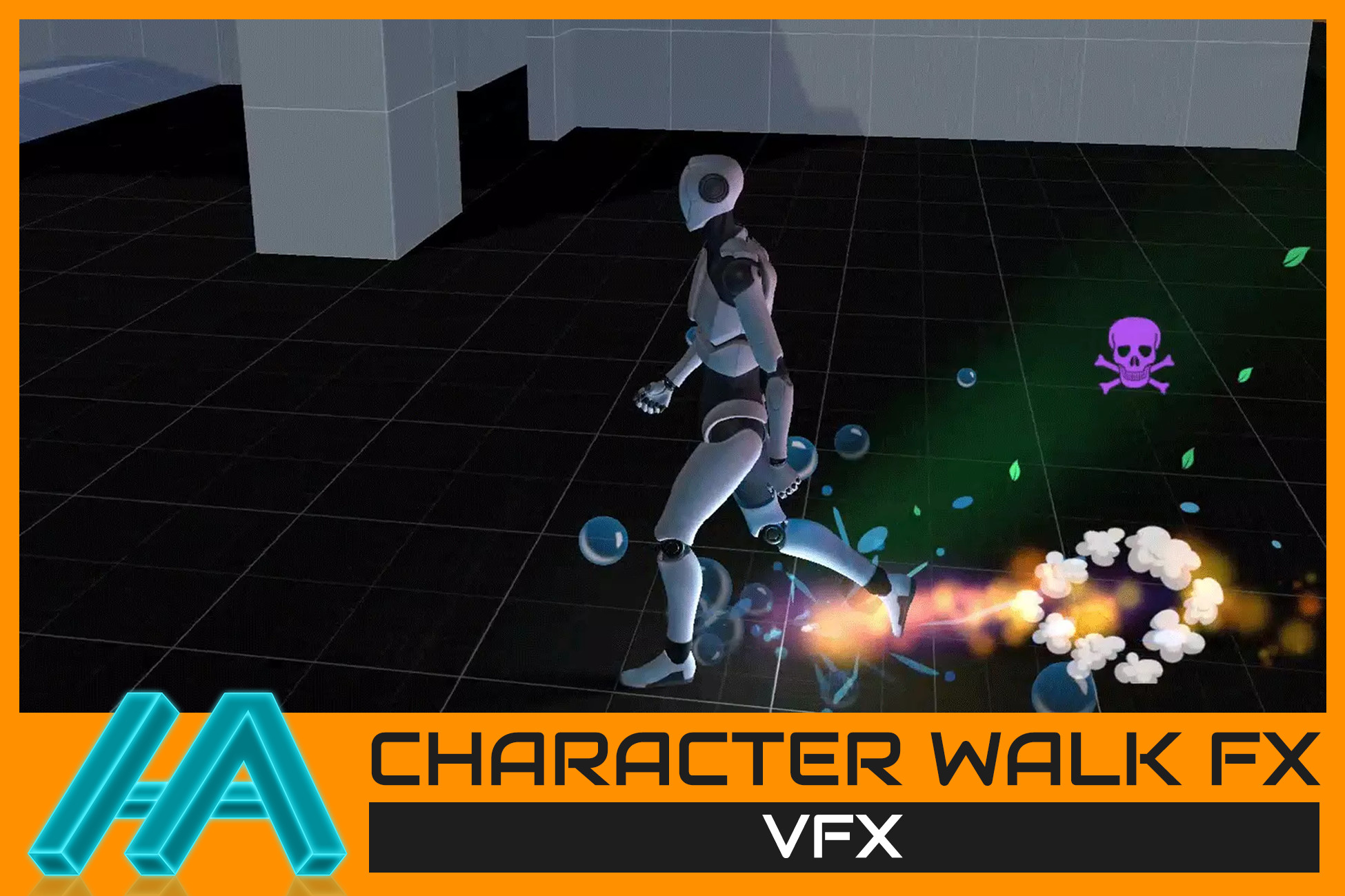 Character Walk Effects V2 | VFX | Unity Asset Store