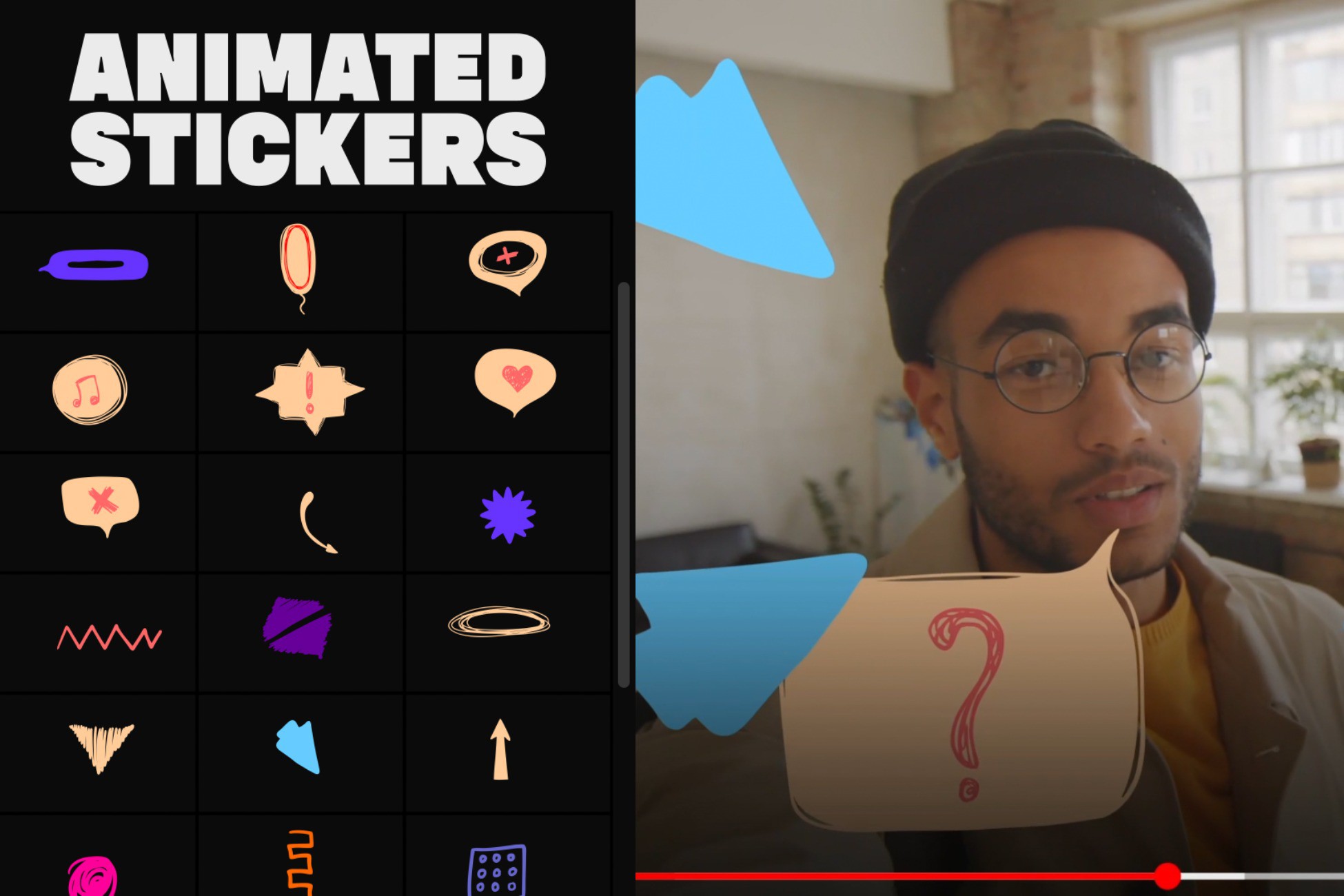 Abstract Scribble And Speach Bubbles Animations (27.05) | 2D 텍스처 및 소재 ...