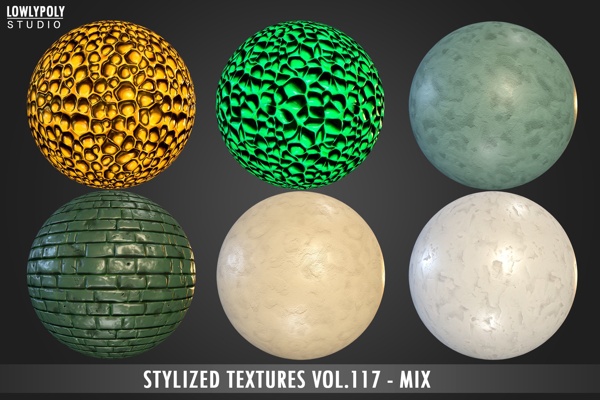Mix Vol.117 - Stylized Textures | 2D Textures & Materials | Unity Asset ...