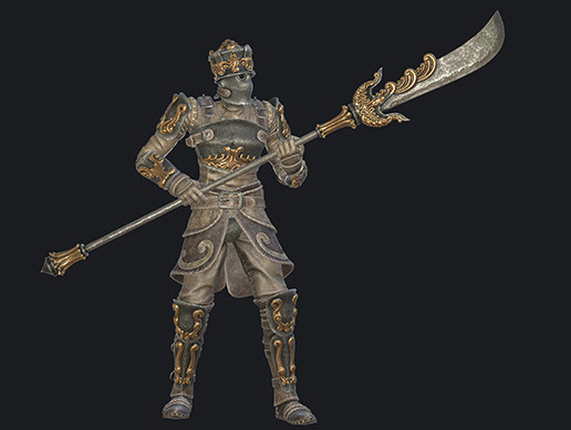 Fantasy knight with halberd | 3D Characters | Unity Asset Store