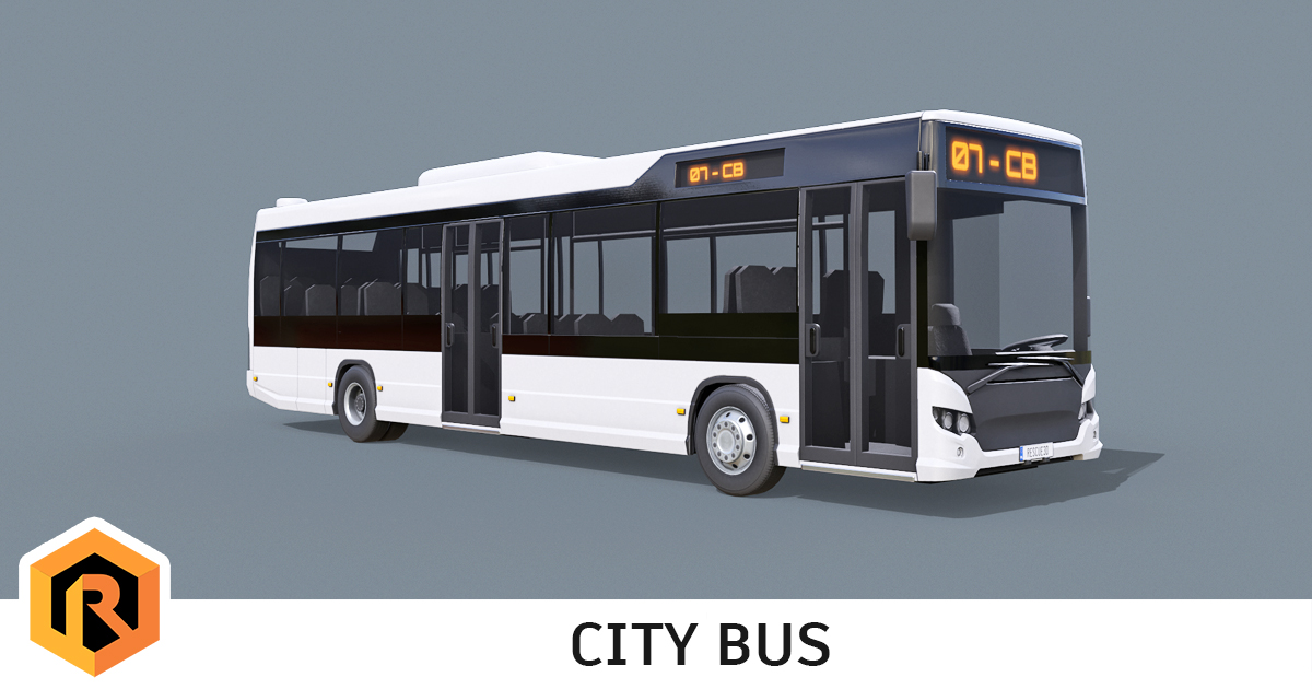 White City Bus | 3D Vehicles | Unity Asset Store