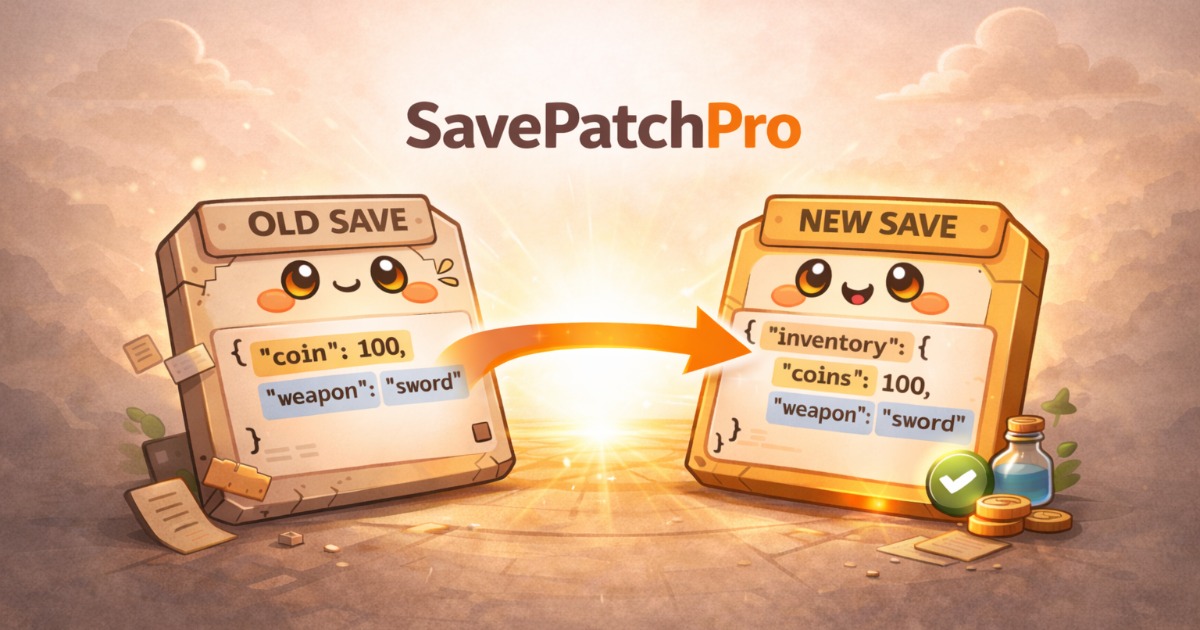 SavePatch Pro | Save Migration & Data Versioning Framework | Utilities ...