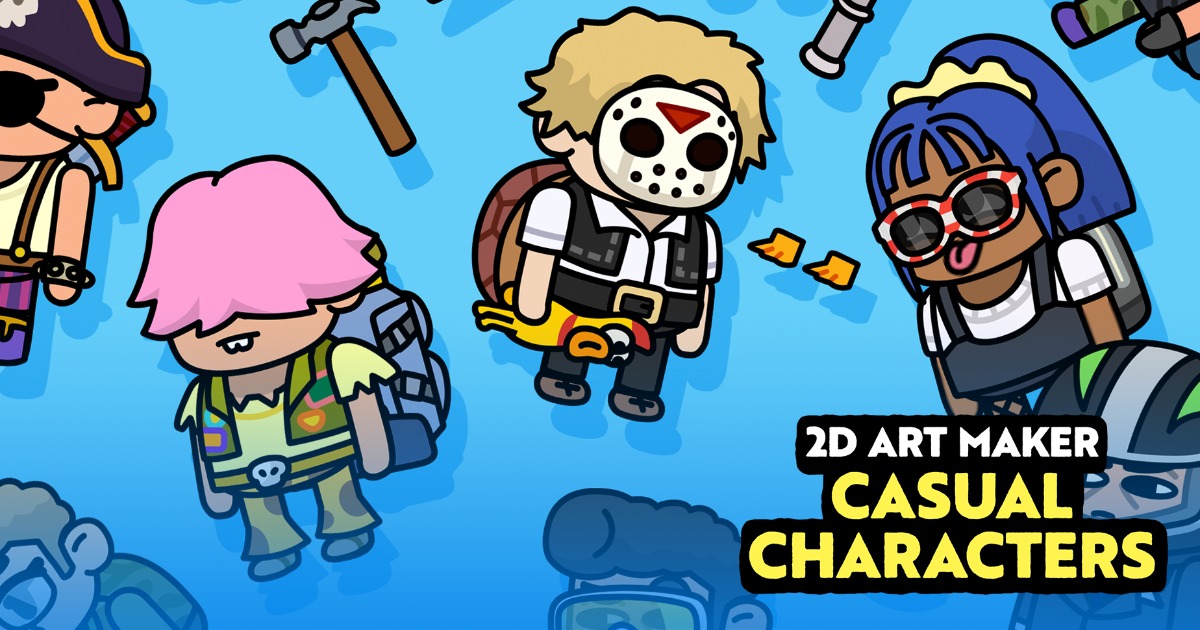 2D Art Maker - Casual Characters | 2D Characters | Unity Asset Store