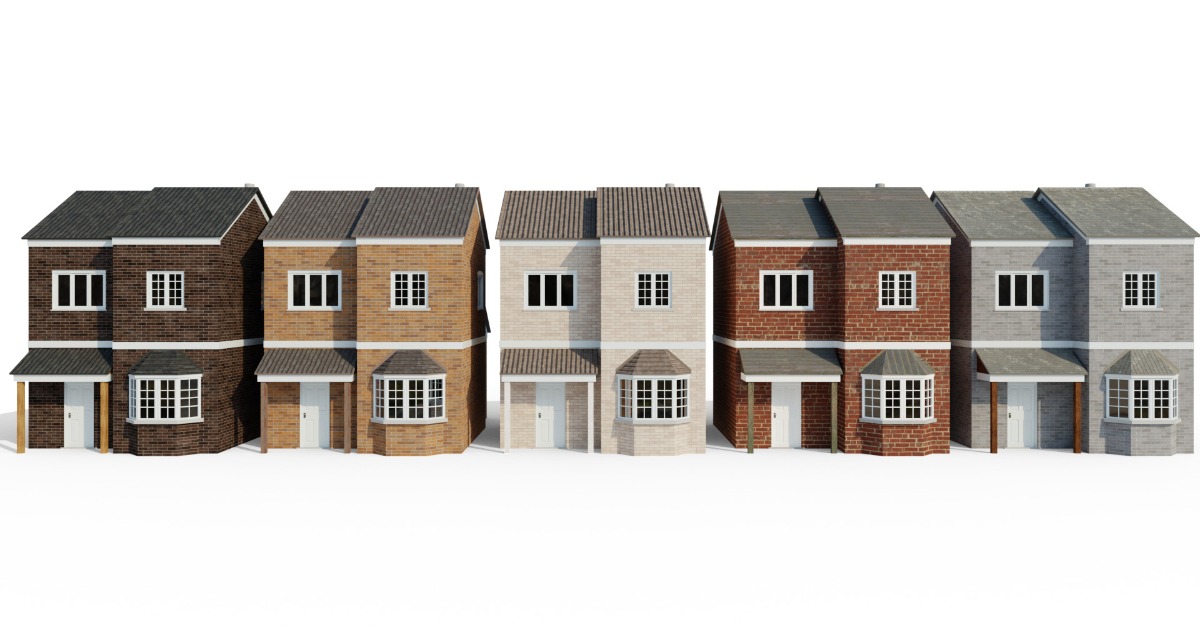 Modular English Housing | 3D 도시 | Unity Asset Store