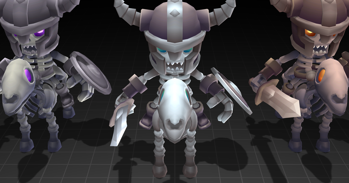 Poly HP - Undeadknight | 3D Creatures | Unity Asset Store