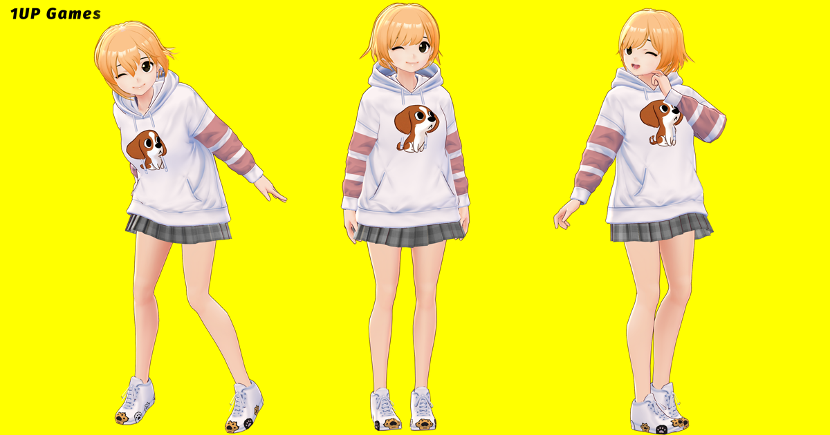 1UP GIRL - AYUMI Mobile | 3D Characters | Unity Asset Store