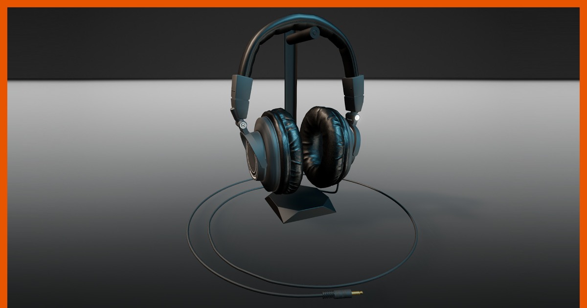 Headphones & Stand | 3D Electronics | Unity Asset Store
