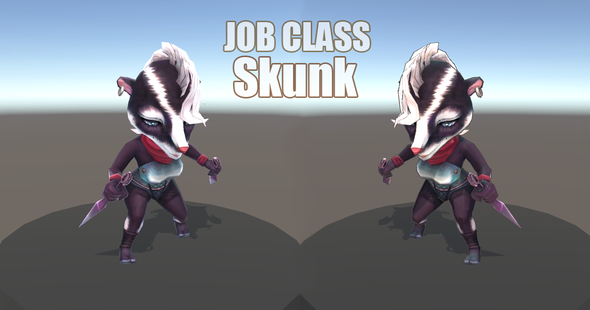 Job Class - Ninja(skunk) | Characters | Unity Asset Store