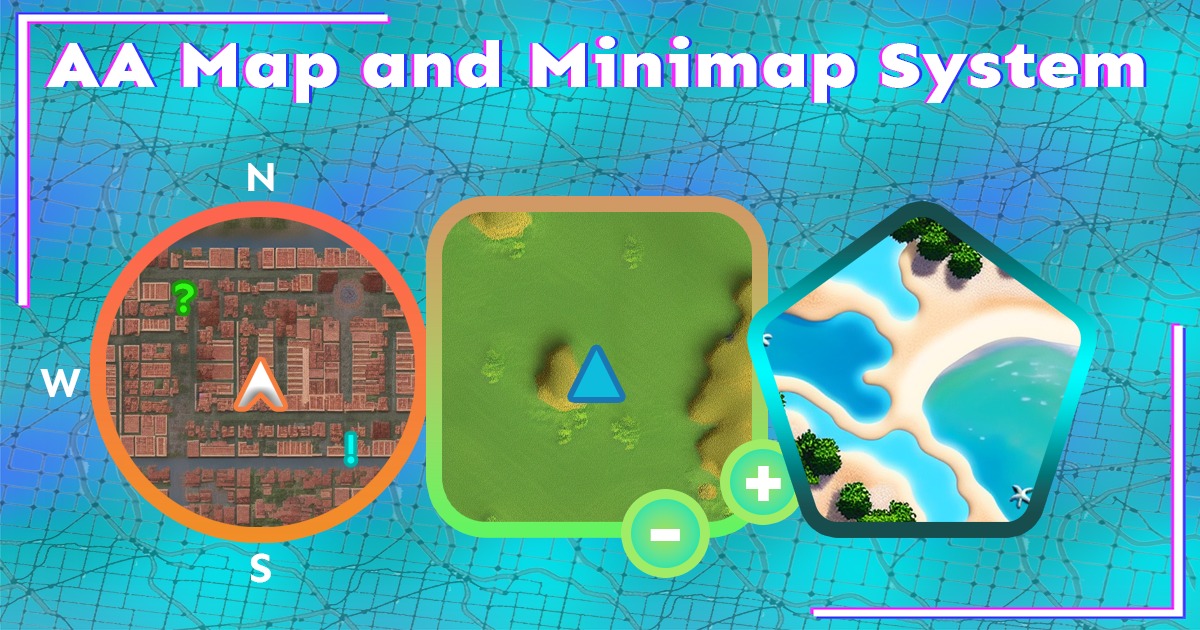 AA Map and Minimap System | GUI Tools | Unity Asset Store