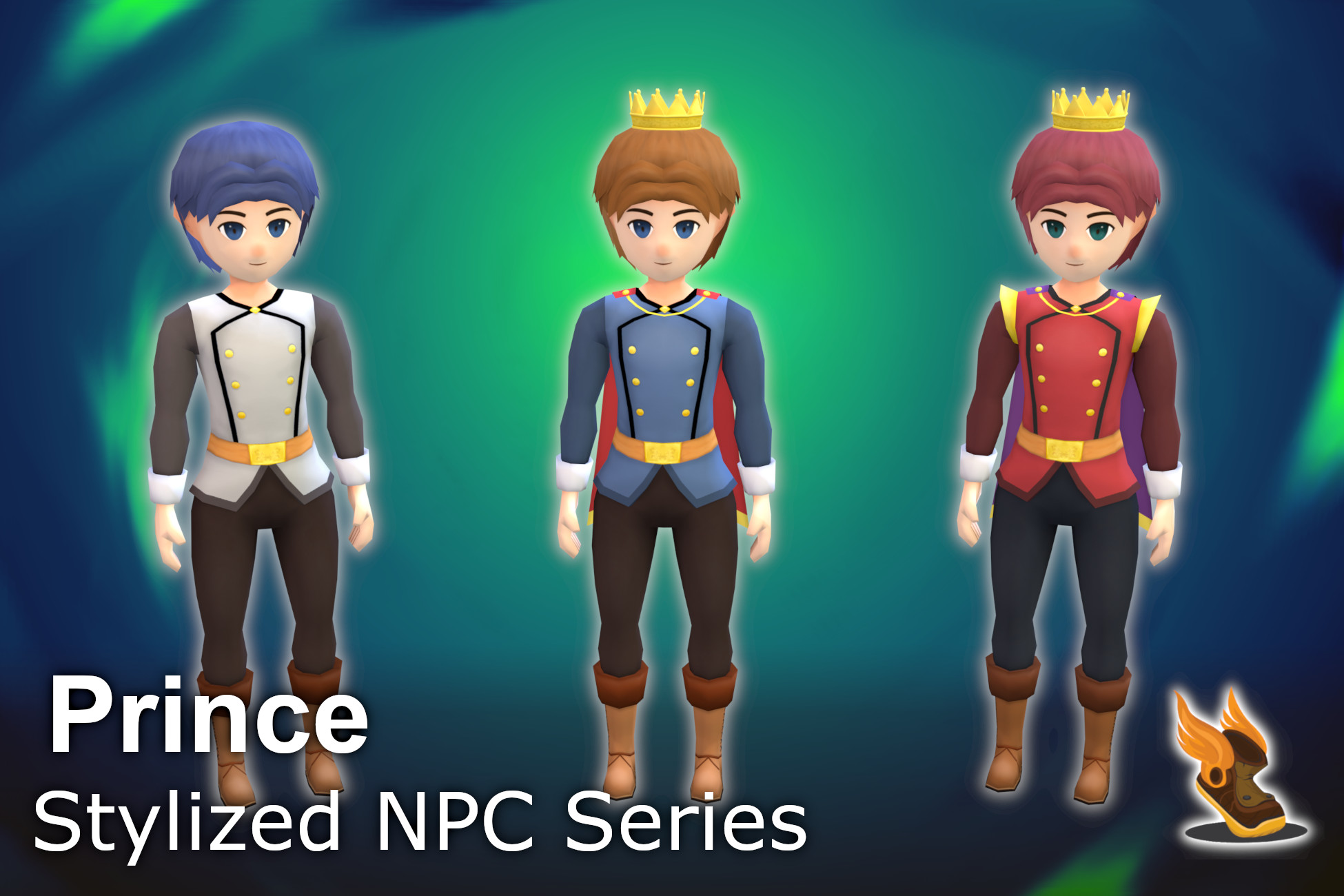 Stylized NPC - Prince | Characters | Unity Asset Store