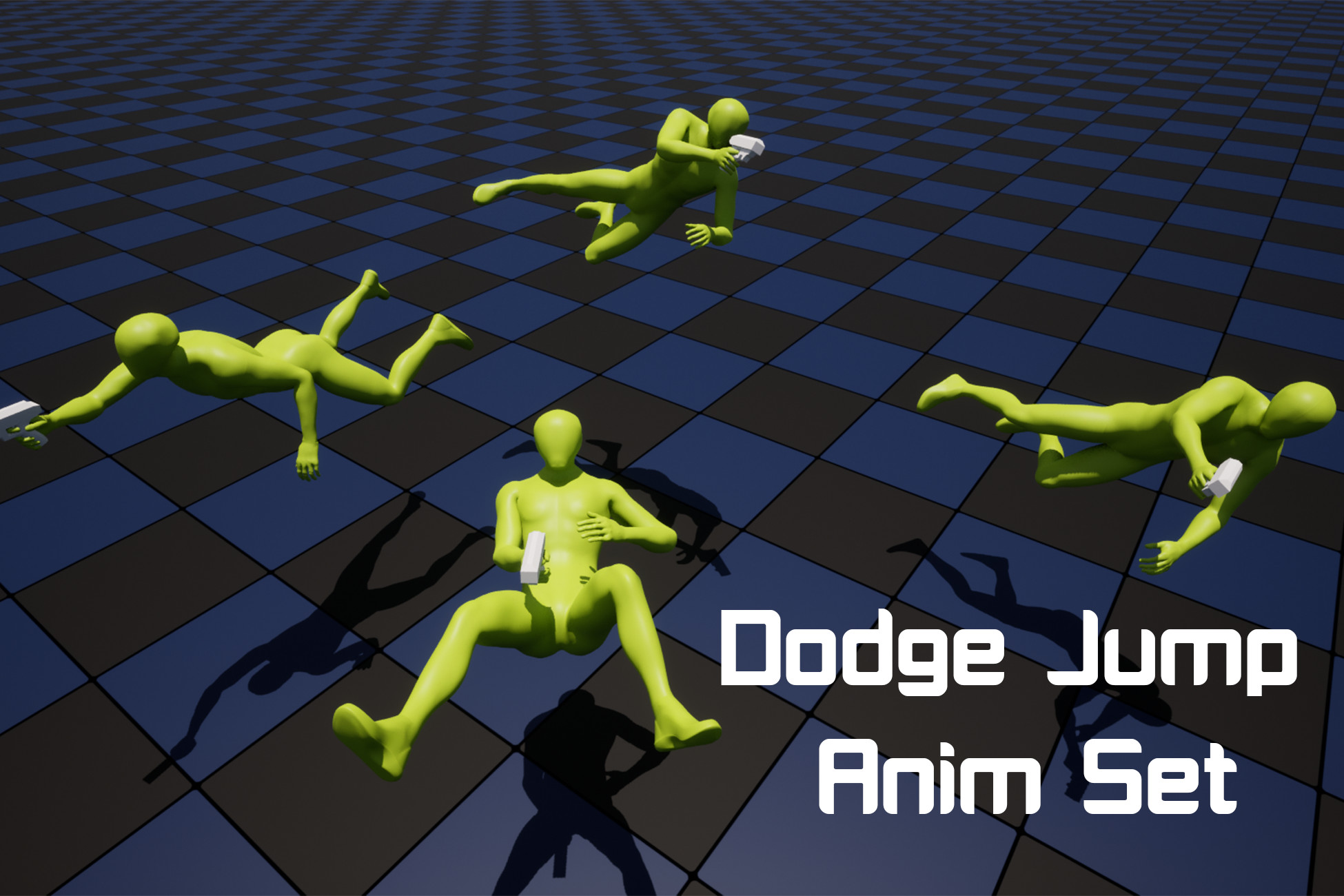 Dodge Jump Anim Set | 3D Animations | Unity Asset Store