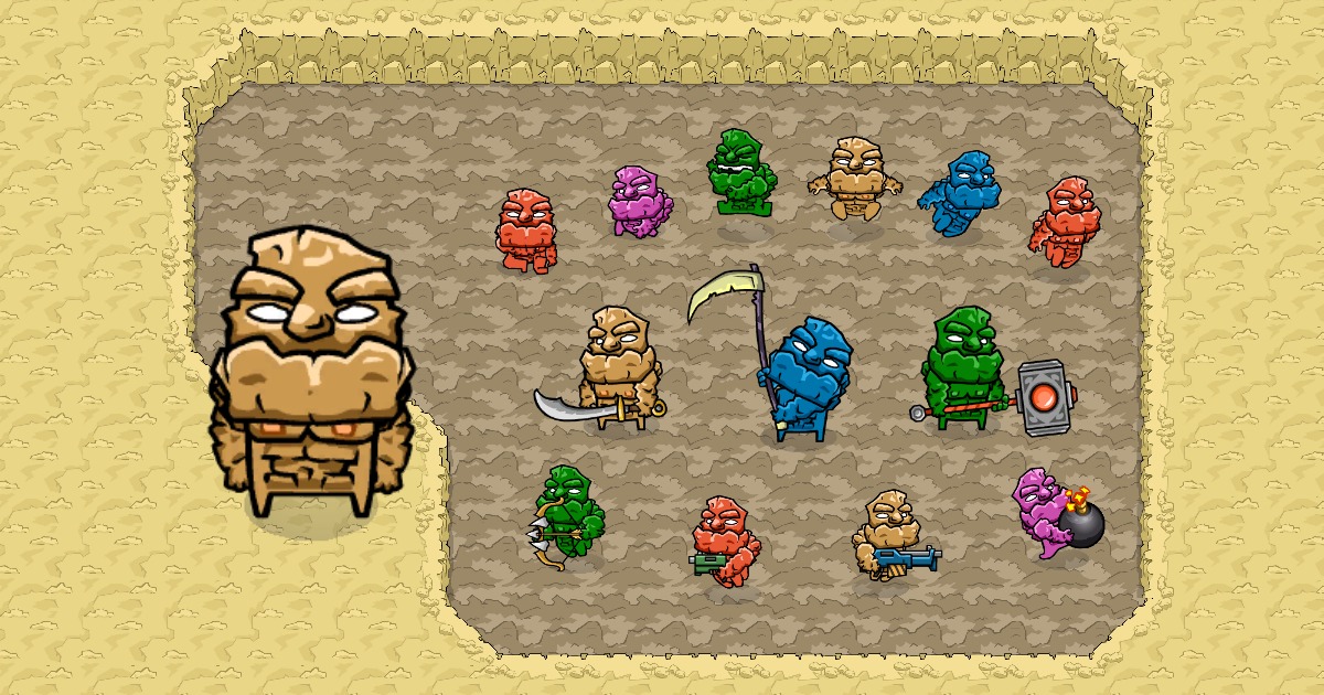 2D Character - Golem | 2D Characters | Unity Asset Store