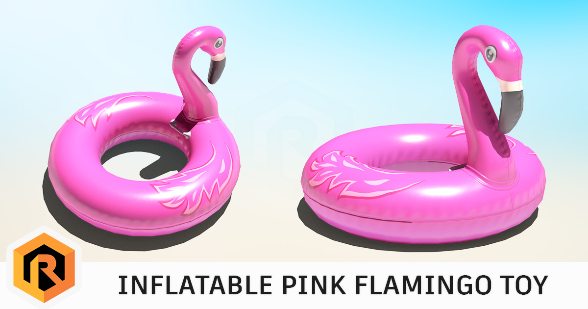 Inflatable Pink Flamingo Toy | 3D Props | Unity Asset Store