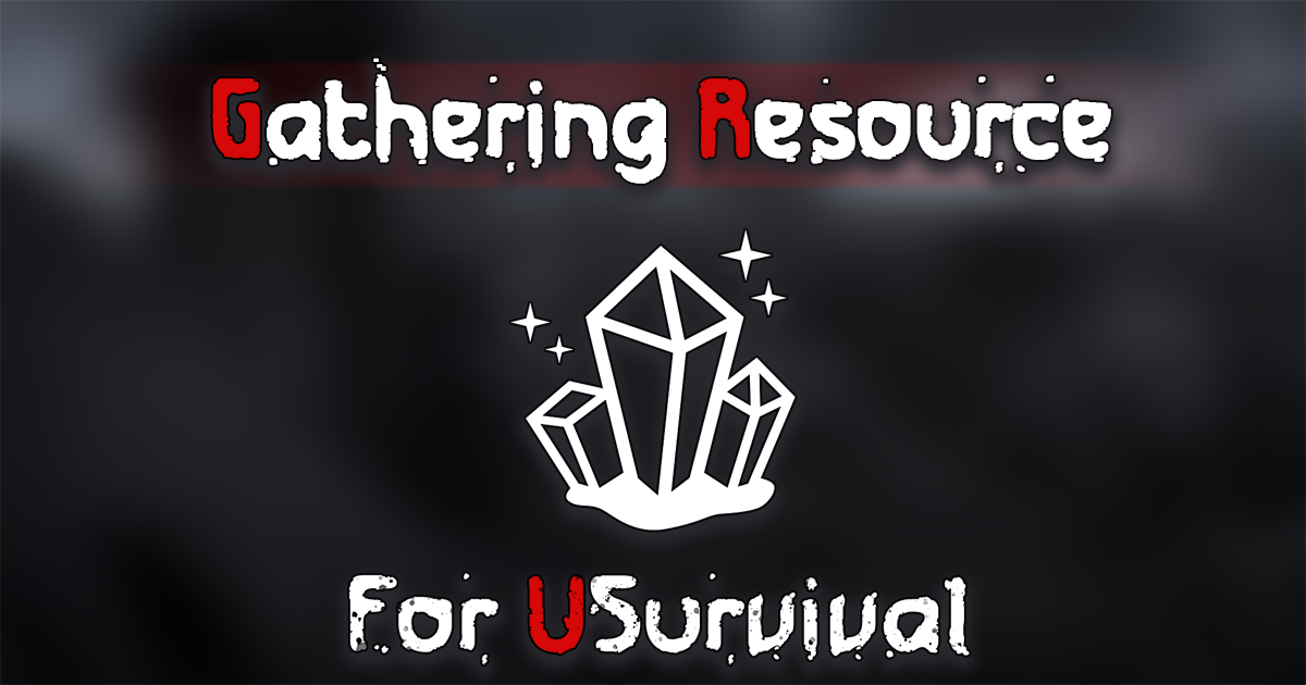 uSurvival : Gathering Resource | Integration | Unity Asset Store