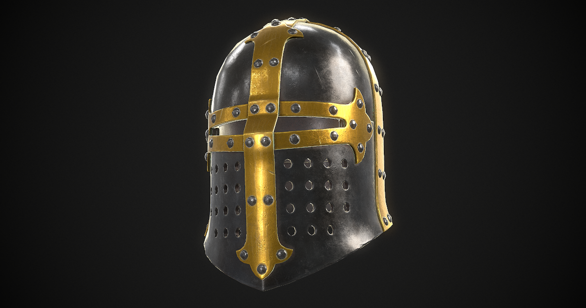 Knight Helmet 04 | Props | Unity Asset Store