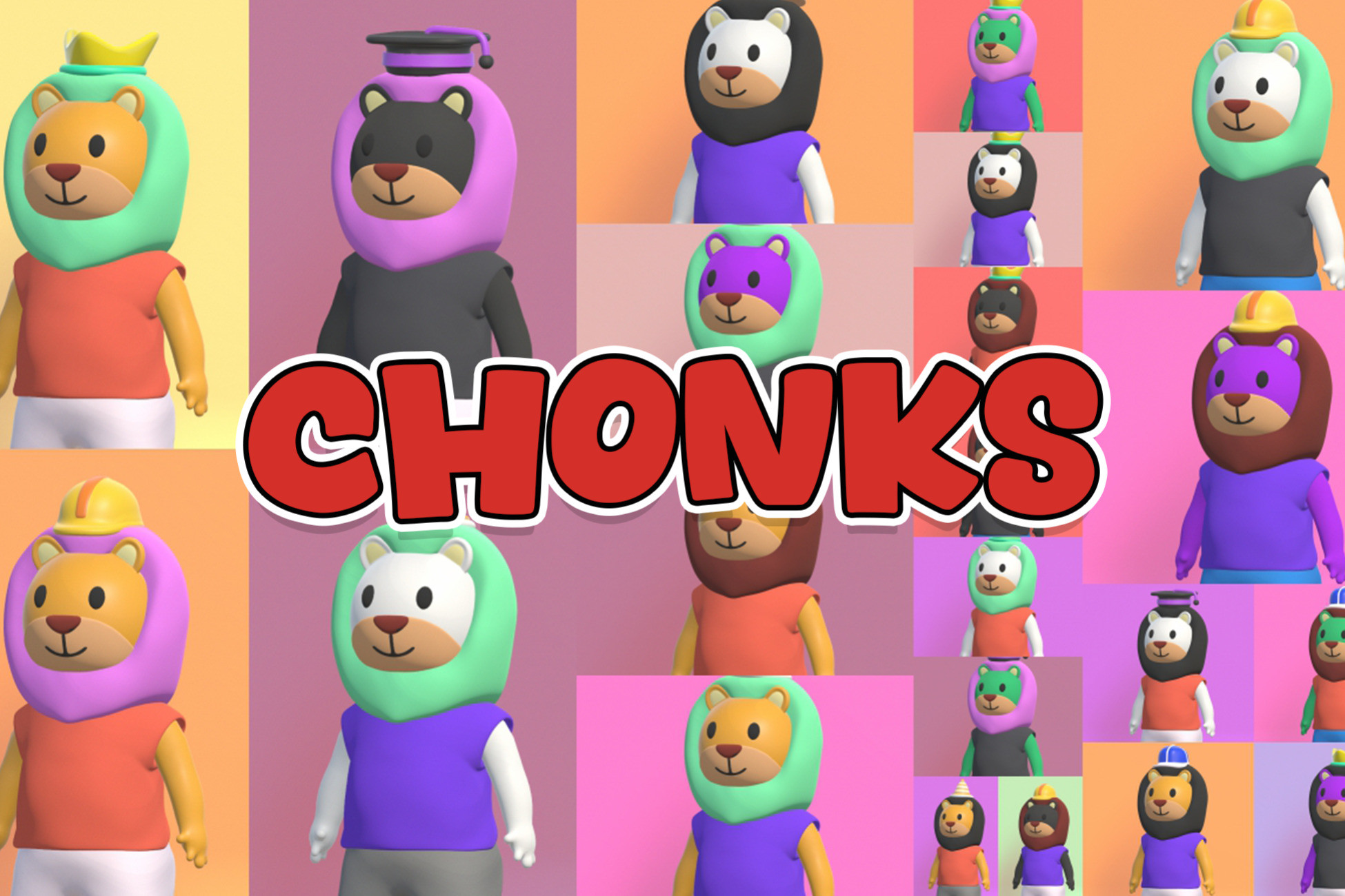 Chonks – 3D Character Generator by BraveWarrior