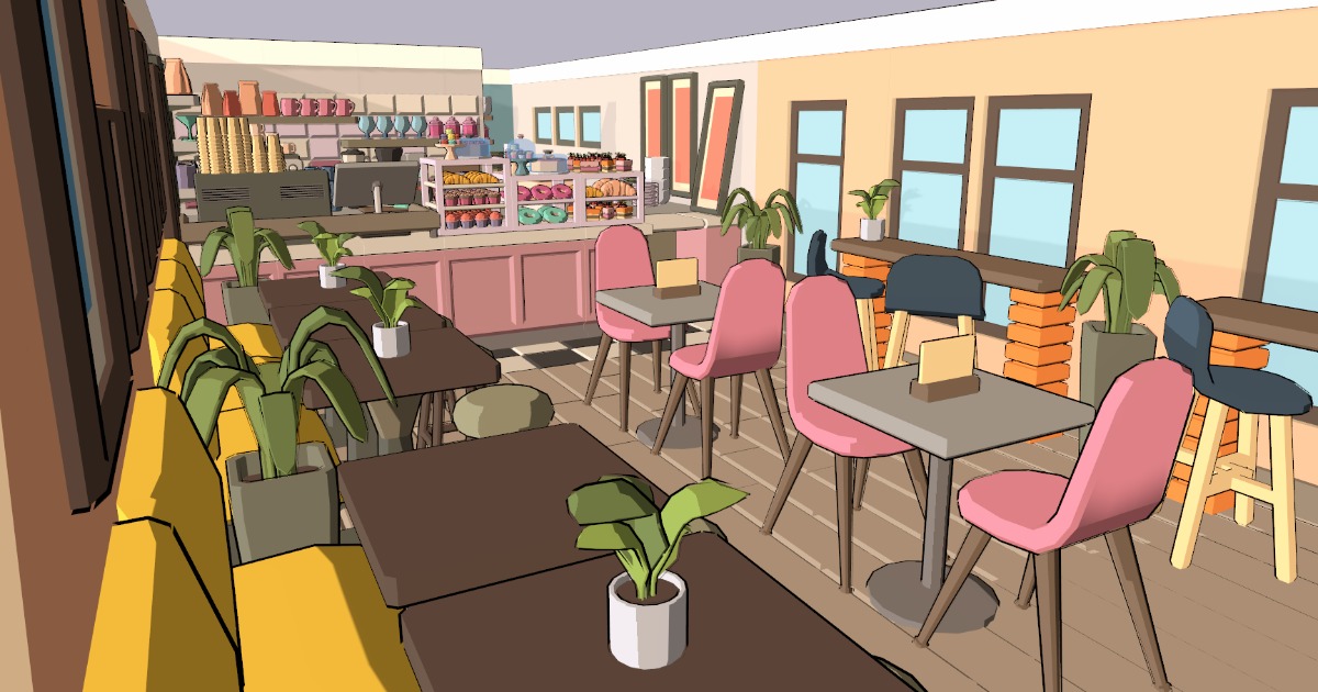 Cafe 3D Pack | 3D Props | Unity Asset Store
