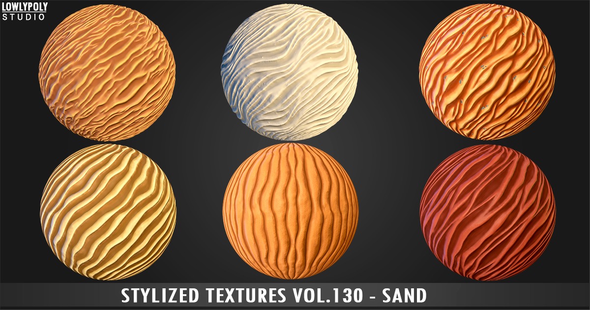 Sand Vol.130 - Stylized Textures | 2D Textures & Materials | Unity ...