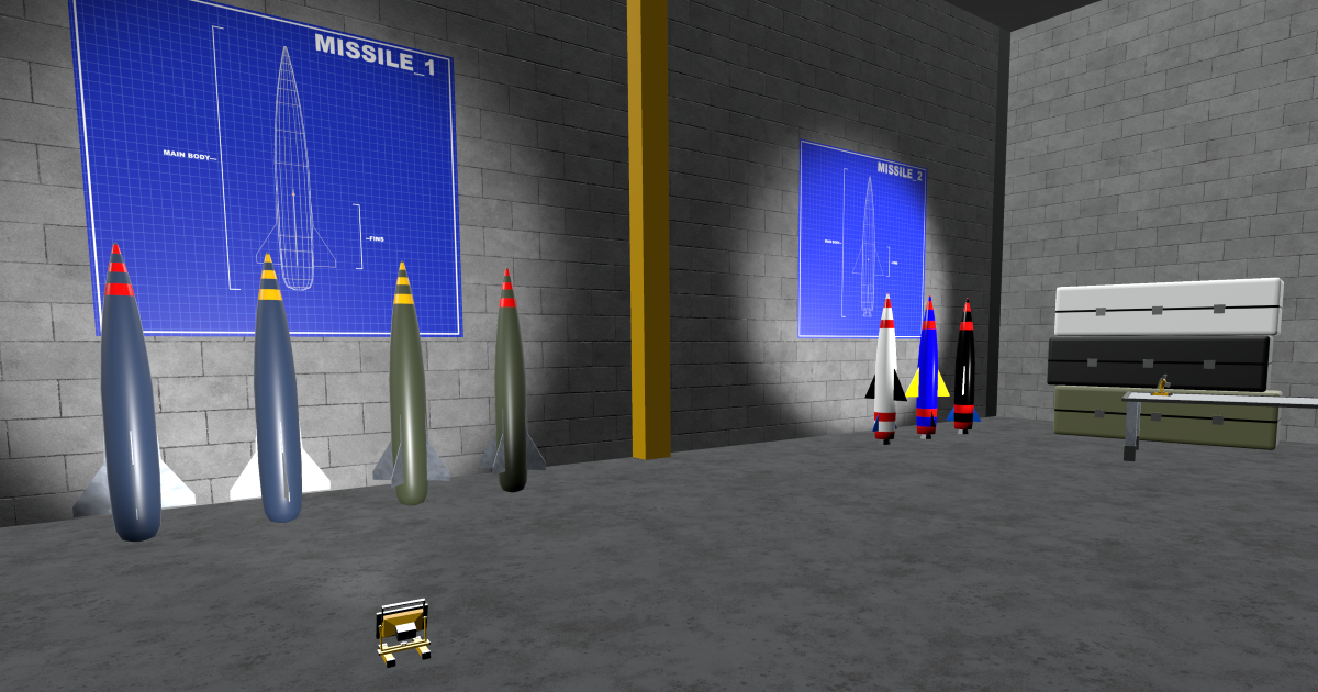 Missiles Pack | 3D Props | Unity Asset Store