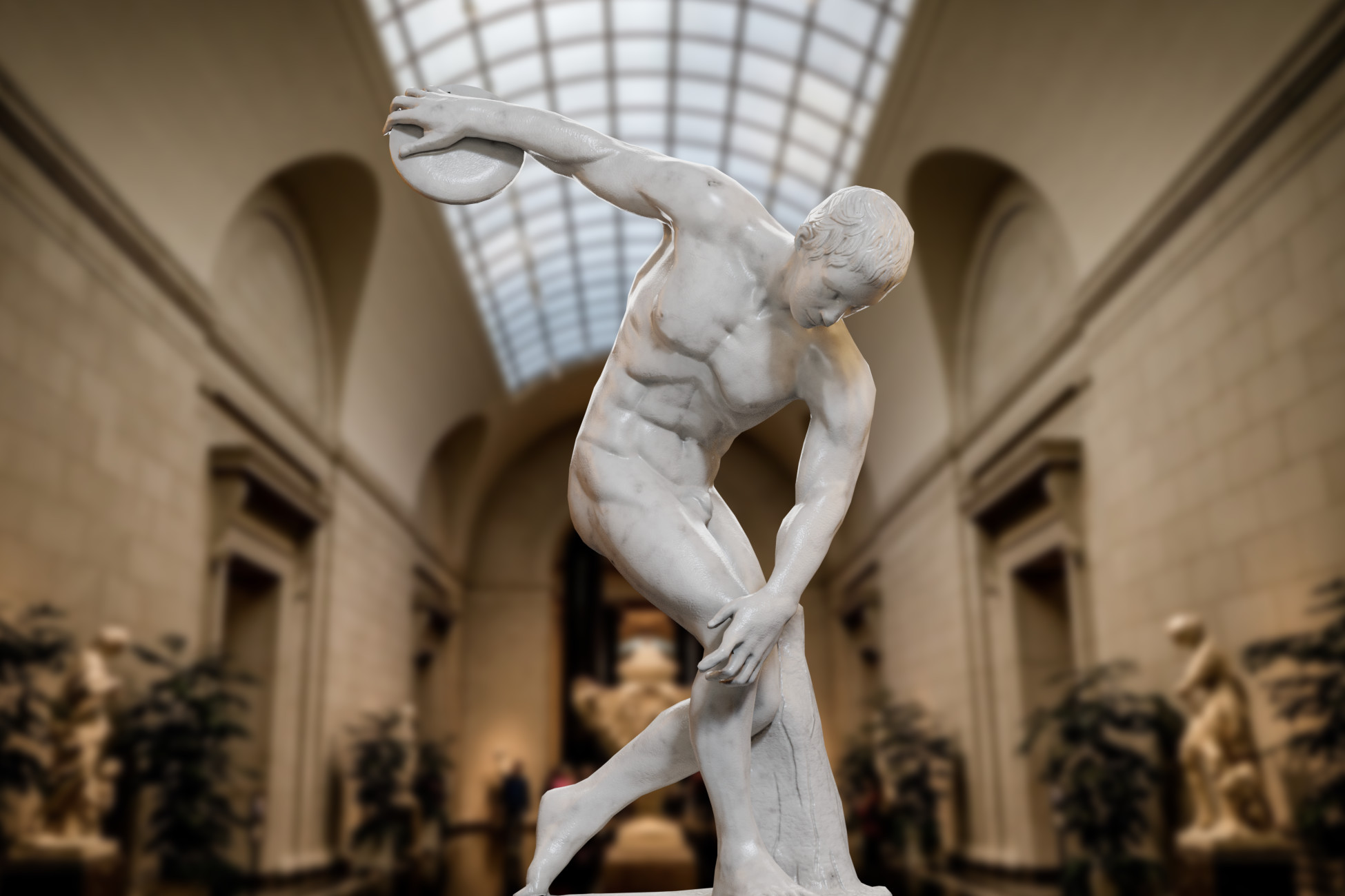 Discobolus Low Poly | 3D Props | Unity Asset Store