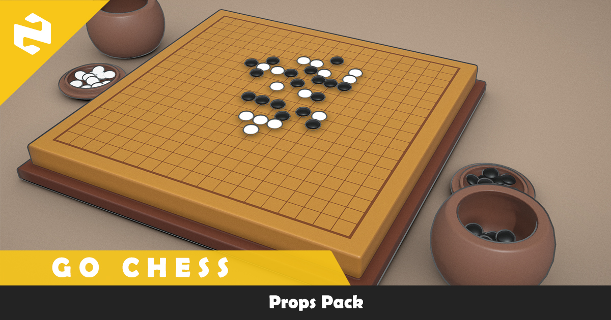 Props Pack - Go Chess | 3D 소품 | Unity Asset Store
