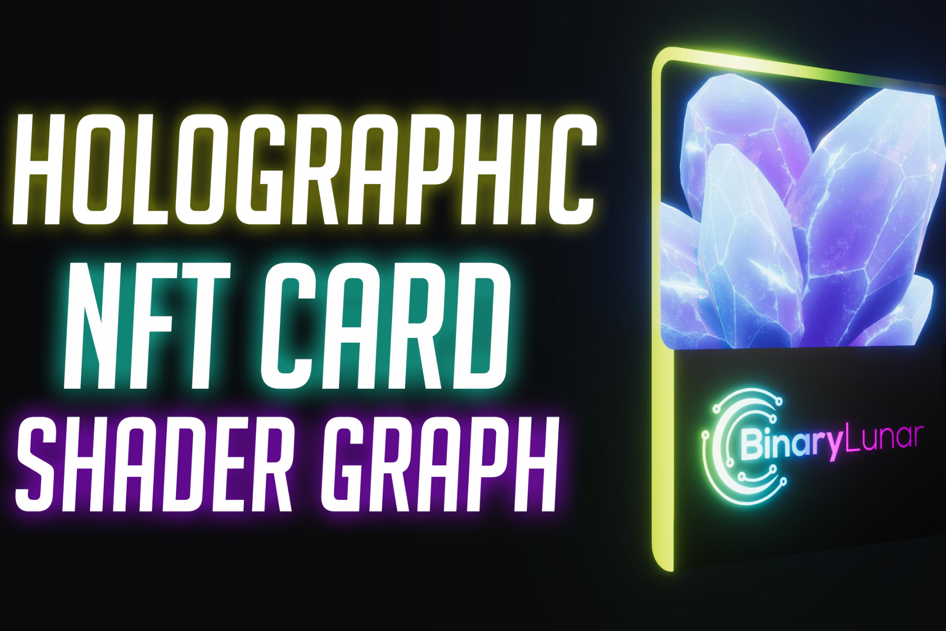 3D Holographic NFT Card Template | VFX Shaders | Unity Asset Store