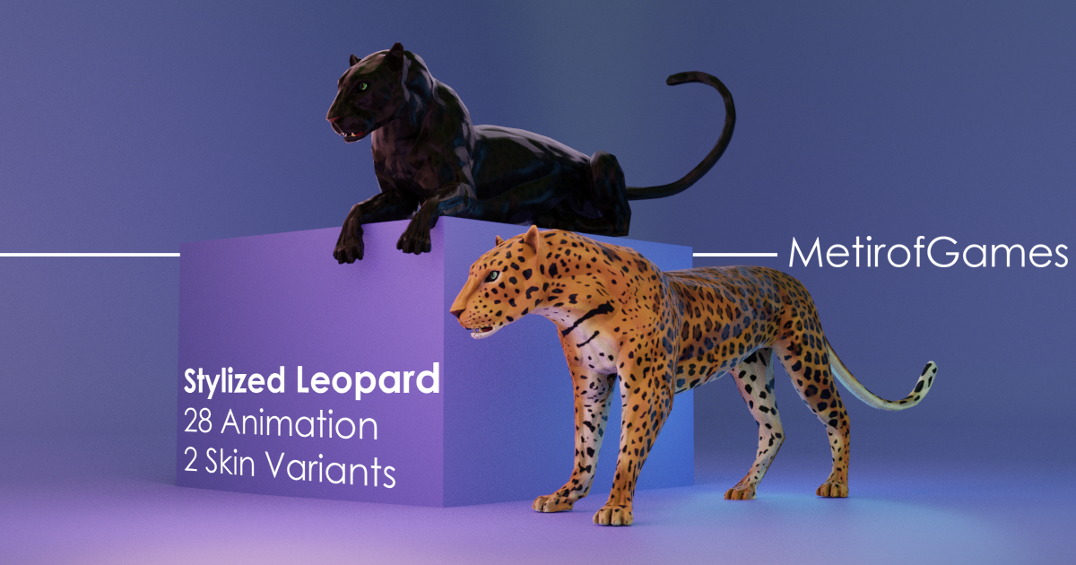 Stylized Leopard | Characters | Unity Asset Store
