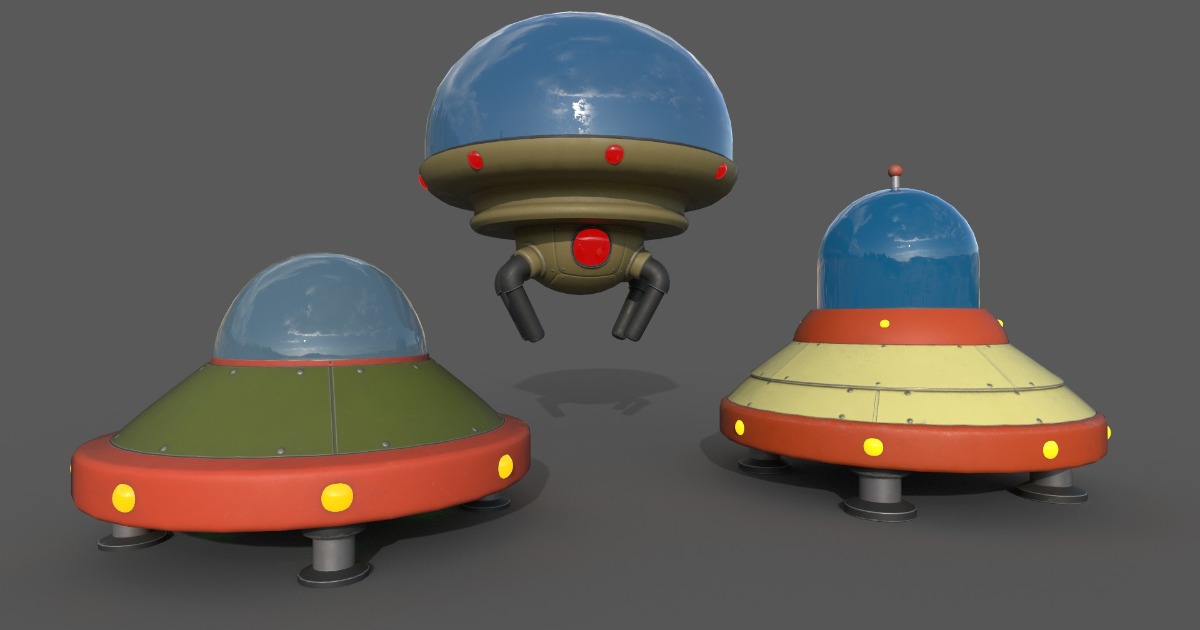 Ufo_ships | 3D Props | Unity Asset Store
