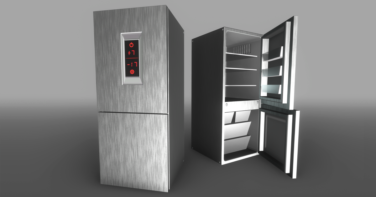 Realistic fridge | 3D Electronics | Unity Asset Store