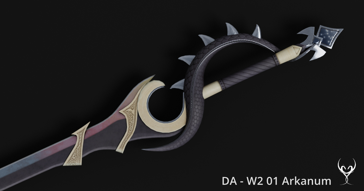 DA W2 01 Arkanum | 3D Weapons | Unity Asset Store