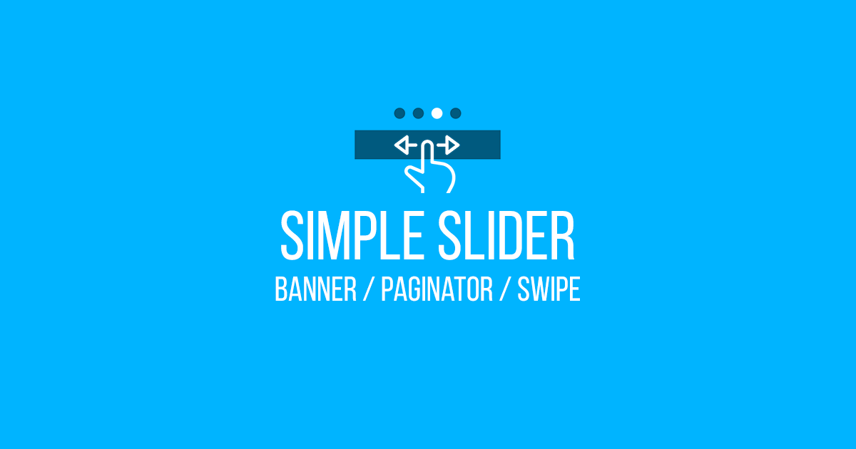 Simple Slider / Banner | GUI Tools | Unity Asset Store