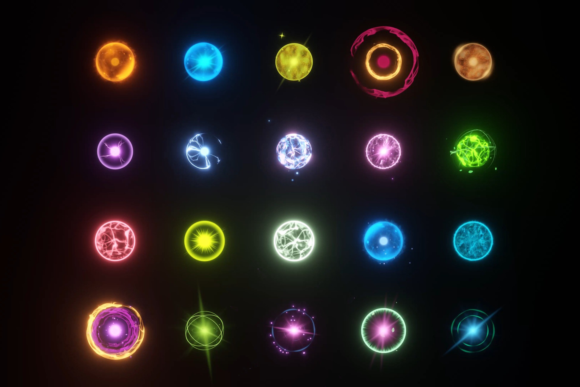 Glowing Orbs Pack Vol. 1 | VFX Particles | Unity Asset Store